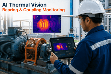 AI Thermal Vision Bearing & Coupling Monitoring