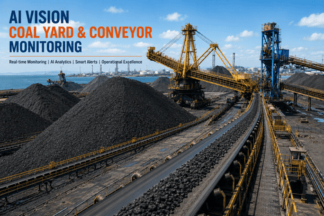AI Vision Coal Yard & Conveyor Monitoring