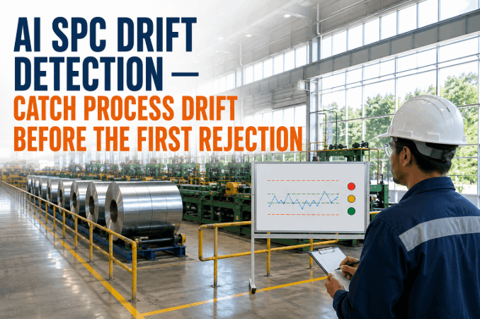 AI SPC Drift Detection — Catch Process Drift Before the First Rejection