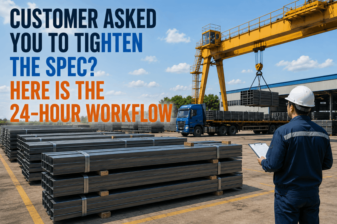 Customer Asked You to Tighten the Spec? Here Is the 24-Hour Workflow