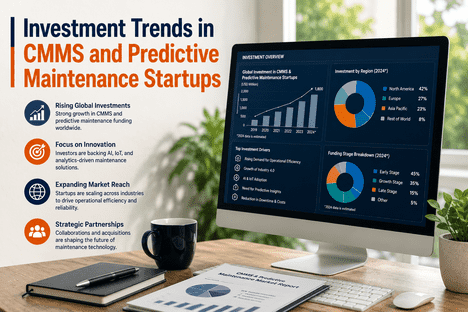 Investment Trends in CMMS and Predictive Maintenance Startups
