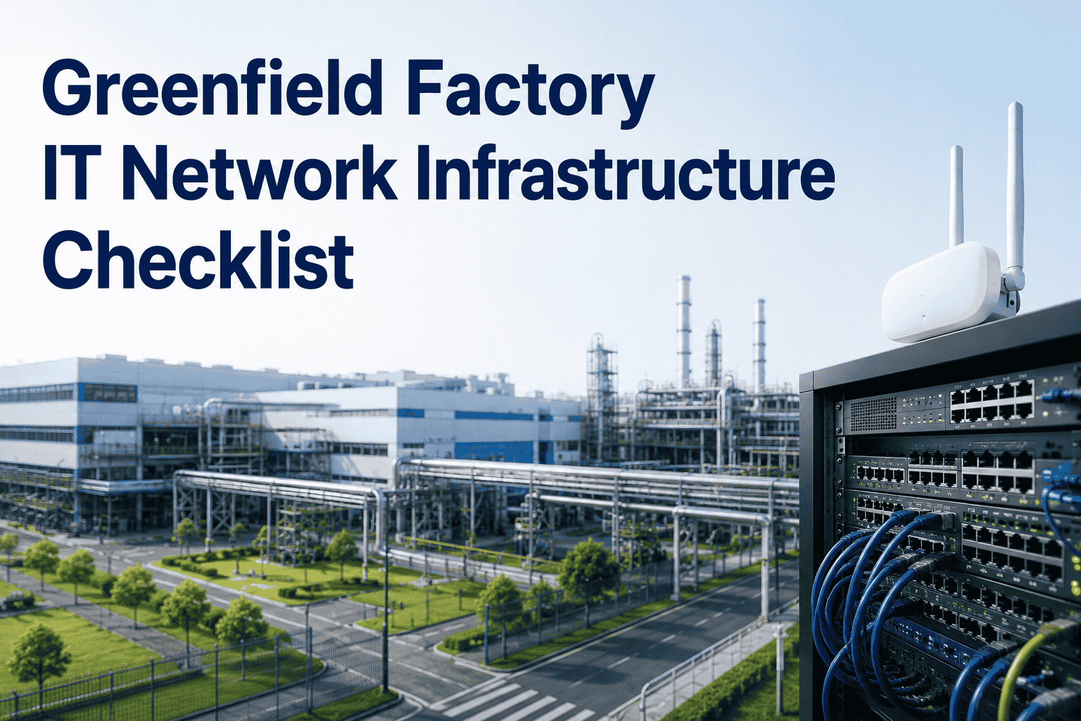 Greenfield Factory IT Network Infrastructure Checklist