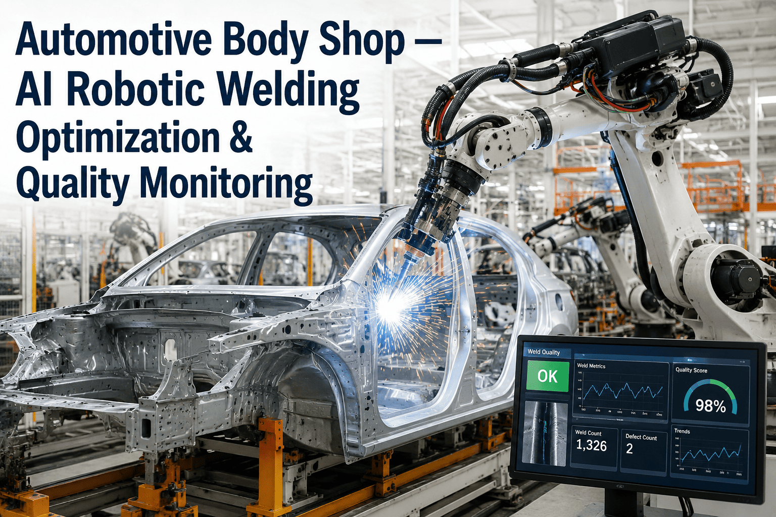 Automotive Body Shop — AI Robotic Welding Optimization & Quality Monitoring