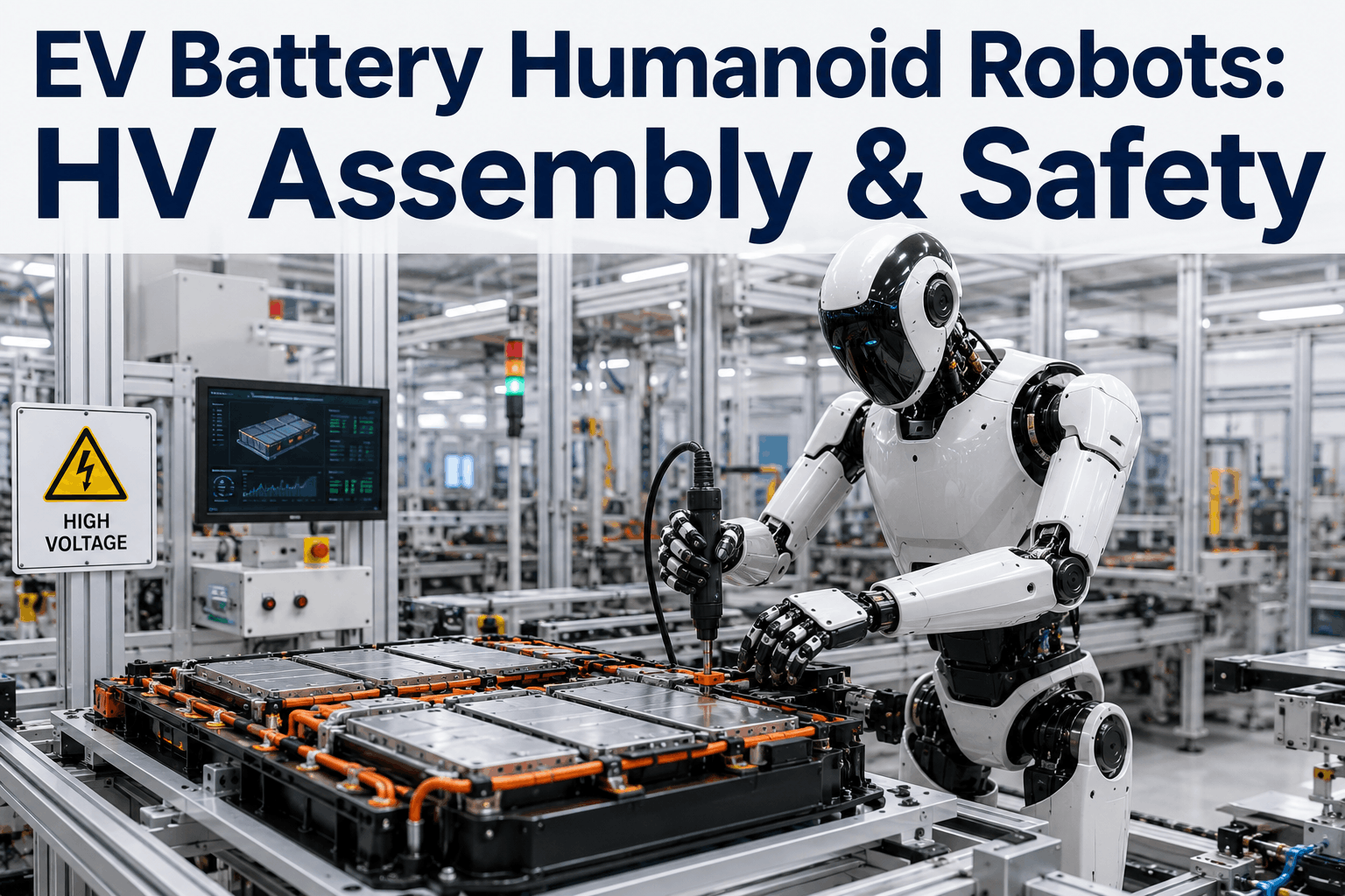 EV Battery Humanoid Robots: HV Assembly & Safety