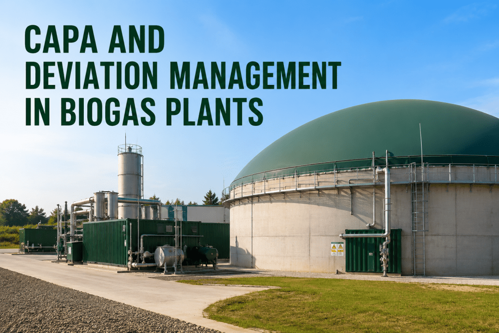 CAPA and Deviation Management in Biogas Plants