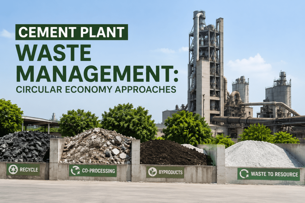 Cement Plant Waste Management: Circular Economy Approaches