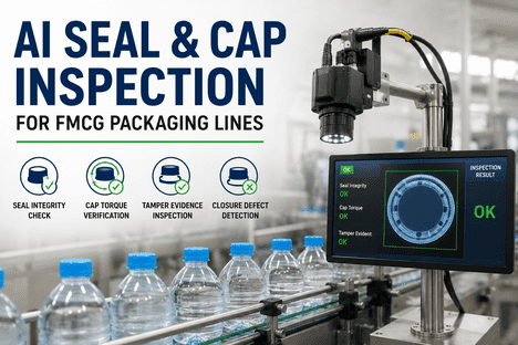 AI Seal & Cap Inspection for FMCG Packaging Lines