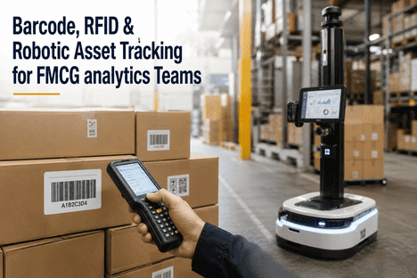 Barcode, RFID & Robotic Asset Tracking for FMCG analytics Teams