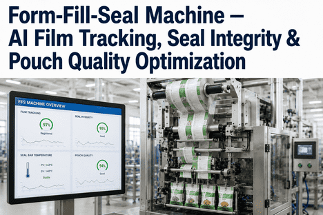 Form Fill Seal Machine AI Film Tracking, Seal Integrity & Pouch Quality ...