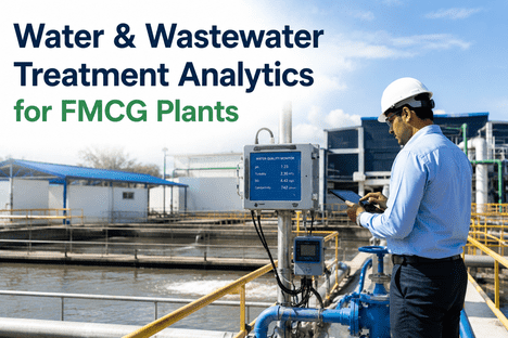 Water & Wastewater Treatment analytics for FMCG Plants