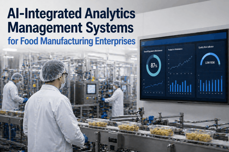 AI-Integrated Analytics Management Systems for Food Manufacturing ...