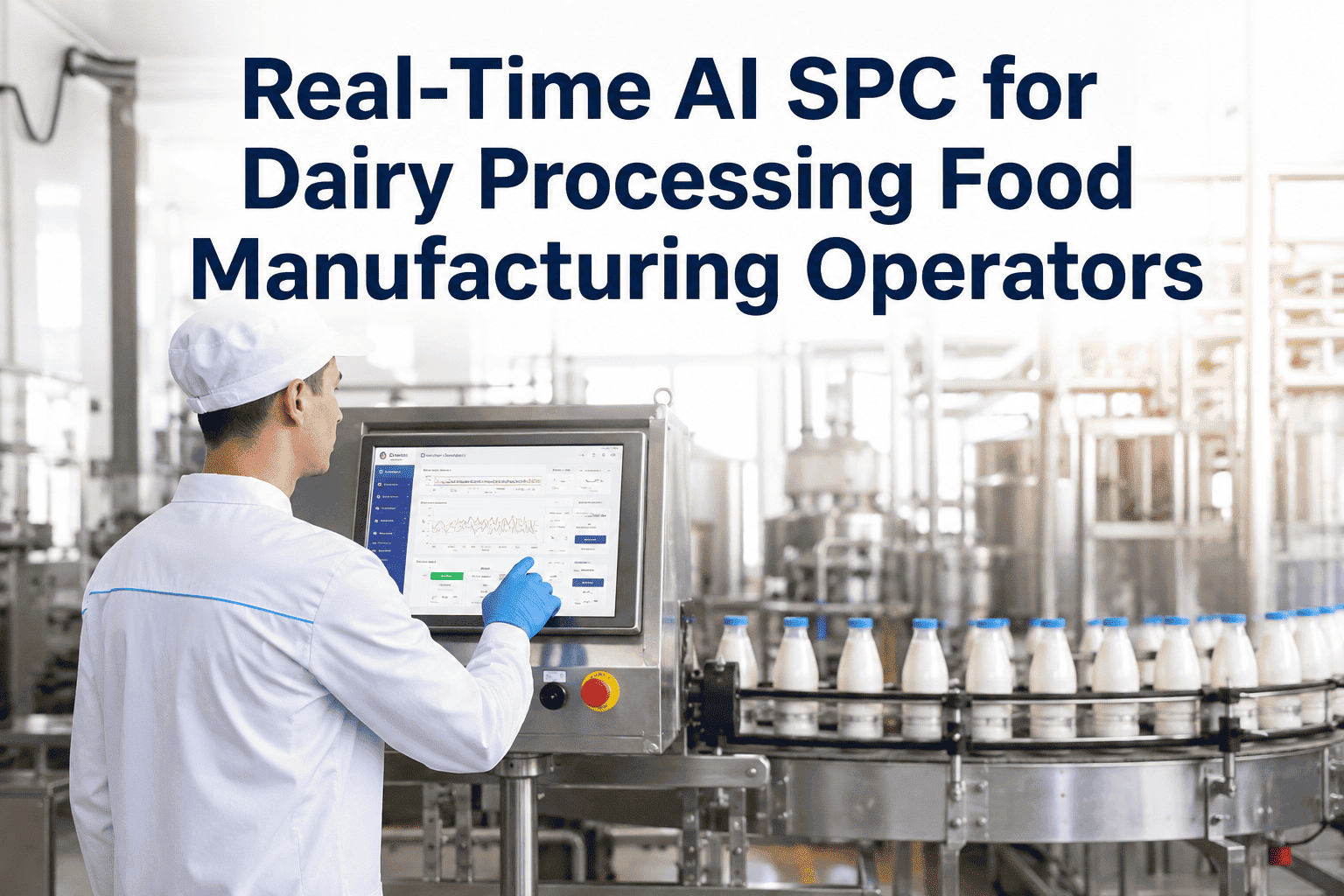 Real-Time AI SPC for Dairy Processing Food Manufacturing Operators