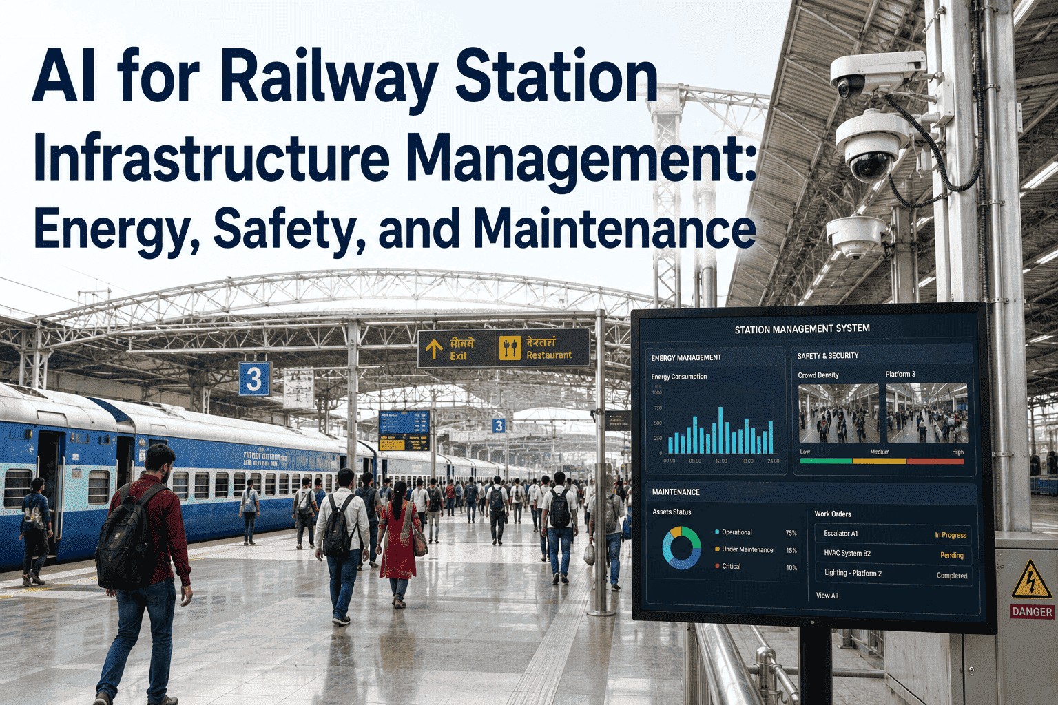 AI for Railway Station Infrastructure Management: Energy, Safety, and ...