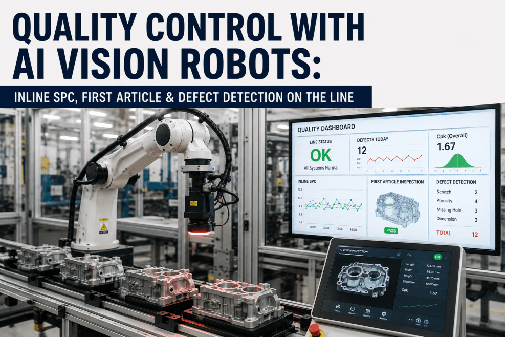 Quality Control with AI Vision Robots: Inline SPC, First Article ...