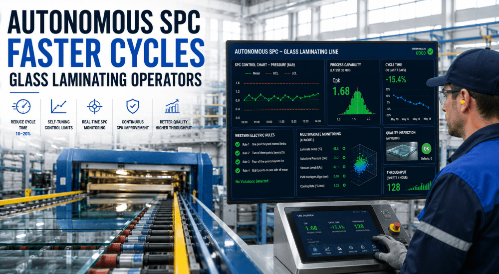 Autonomous SPC Faster Cycles | Glass Laminating Operators