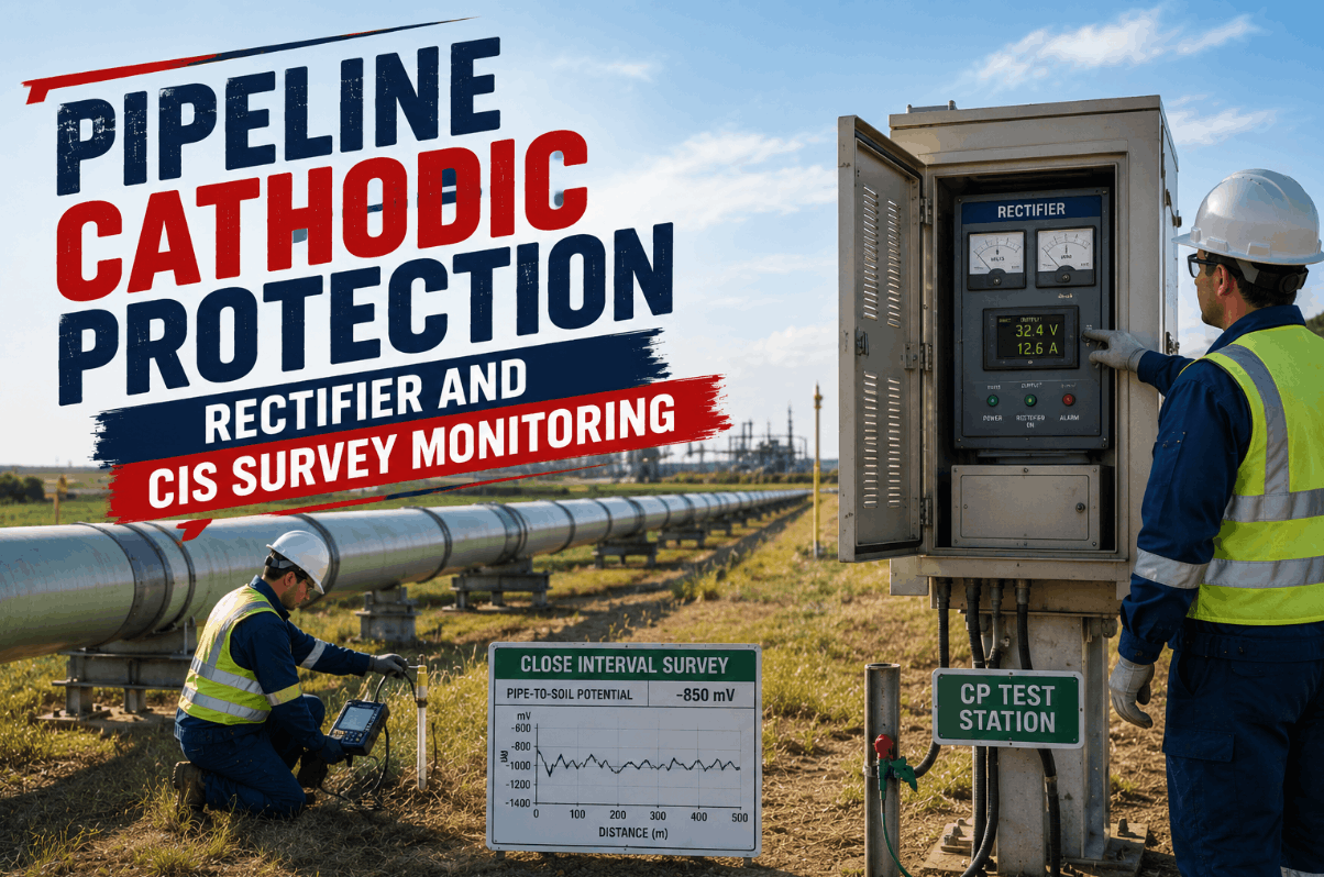 Pipeline Cathodic Protection Rectifier and CIS Survey Monitoring