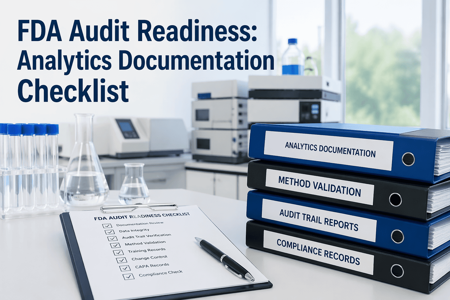 FDA Audit Readiness: Analytics Documentation Checklist