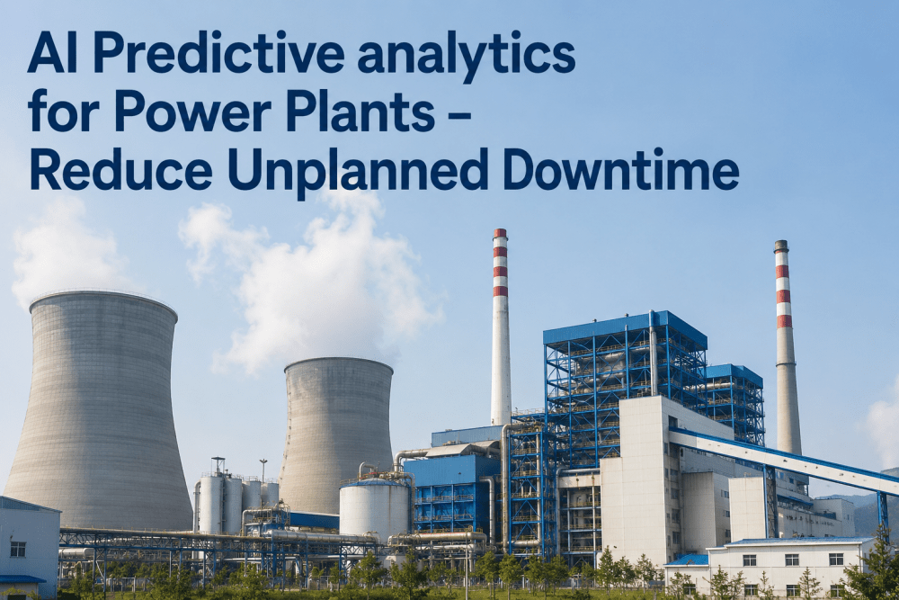 AI Predictive analytics for Power Plants – Reduce Unplanned Downtime