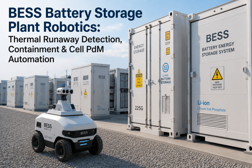 BESS Battery Storage Plant Robotics: Thermal Runaway Detection ...