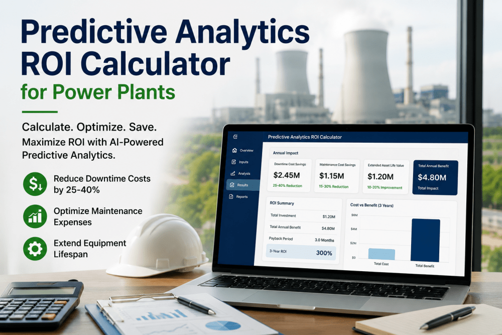 Predictive analytics ROI Calculator for Power Plants