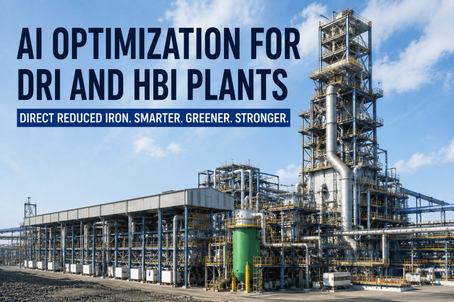 AI Optimization for DRI and HBI Direct Reduced Iron Plants