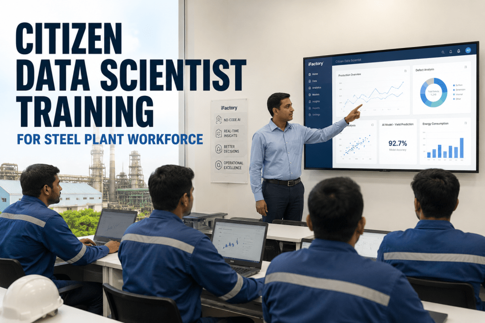 Citizen Data Scientist Training for Steel Plant Workforce