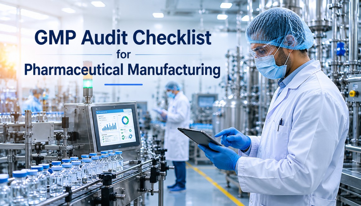 GMP Audit Checklist for Pharmaceutical Manufacturing